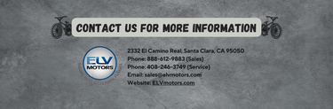 ELV Motors: Top E-Bikes Near You, Santa Clara & in Northern California