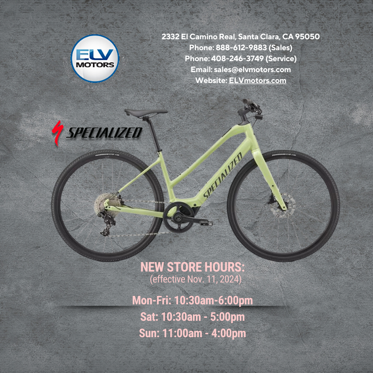 ELV Motors: Top E-Bikes Near You, Santa Clara & in Northern California